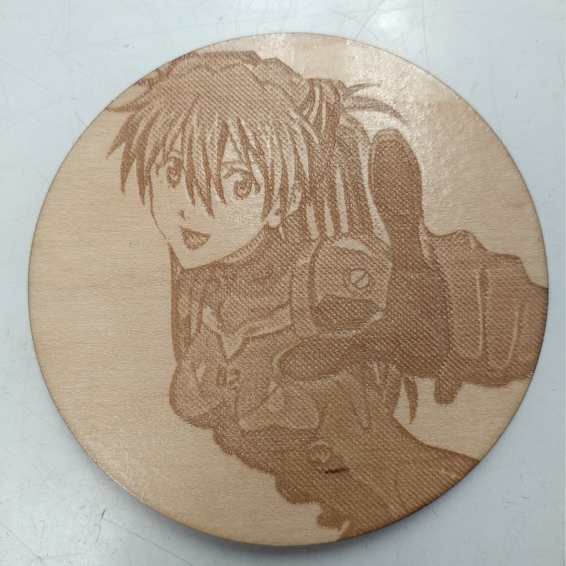 Anime Coaster Laser Engrave Anime Manga Mecha Robot Macross - Etsy