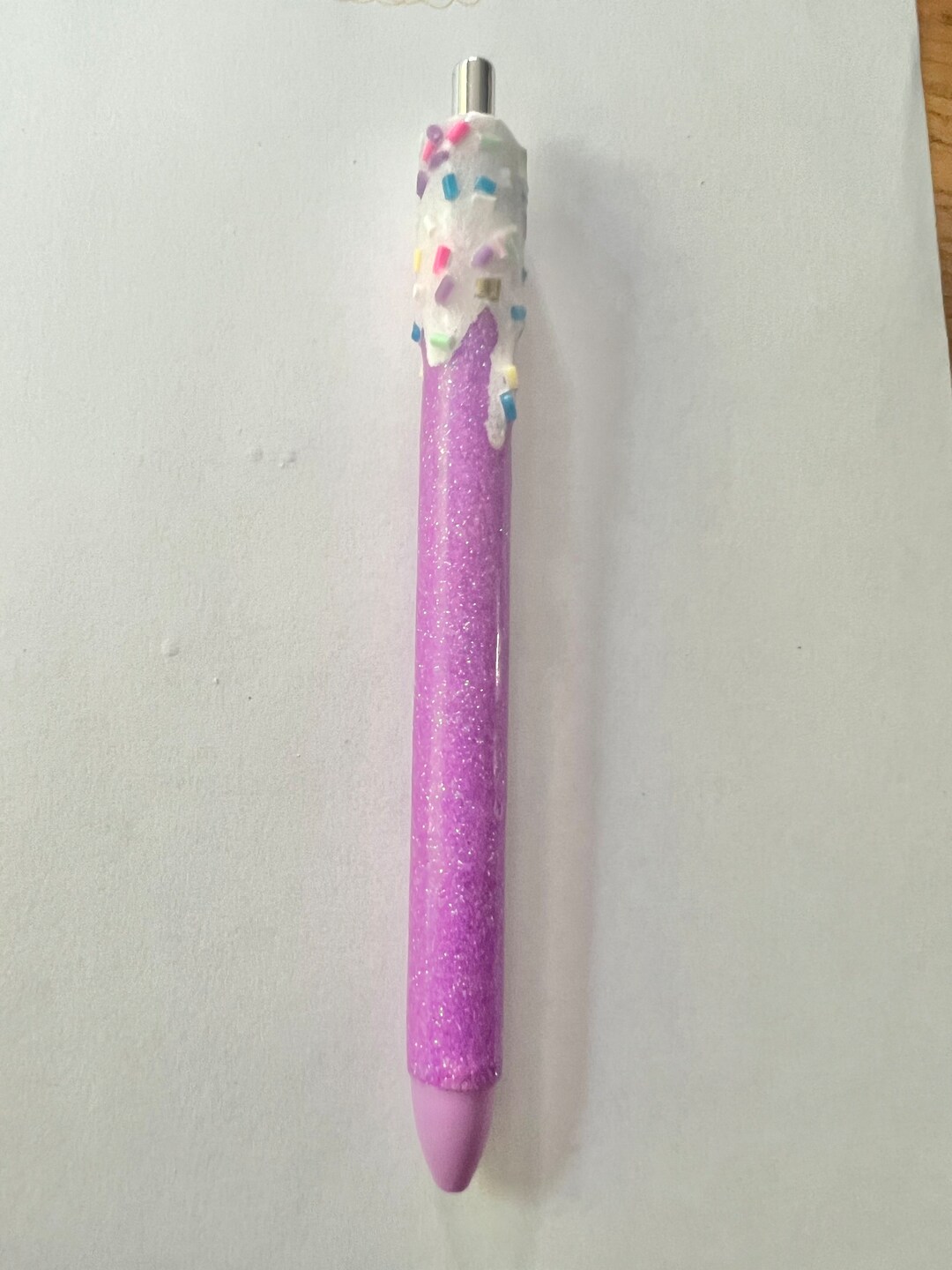 Purple Frosting and Sprinkle Glitter Pen - Etsy