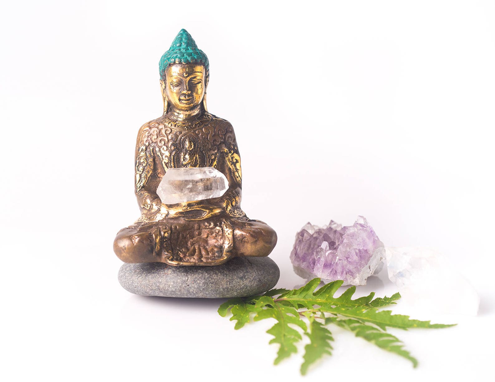 Meditating Buddha Statue, Small Buddha Statue, Zen Buddha Decor, Solid ...