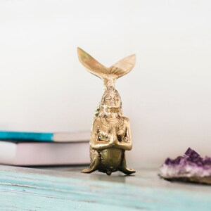 Mermaid Decor, Mermaid Statue Gold, Mermaid Figurine, Sculpture Mermaid ...