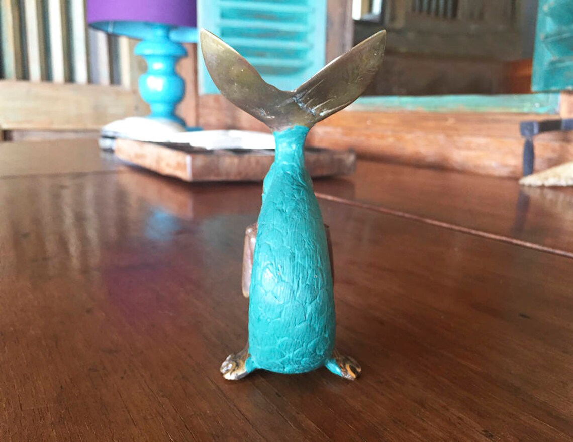 Mermaid Statue Antique Vintage Look Mermaid Nautical | Etsy