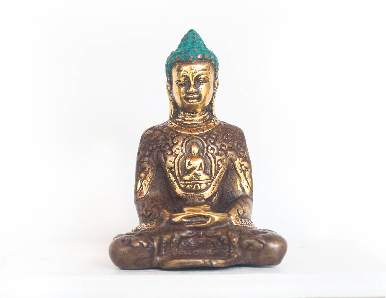 Meditating Buddha Statue, Small Buddha Statue, Zen Buddha Decor, Solid ...