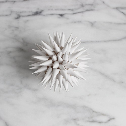 Polish Star Christmas Ornament Metallic Gold Jezyk Paper | Etsy