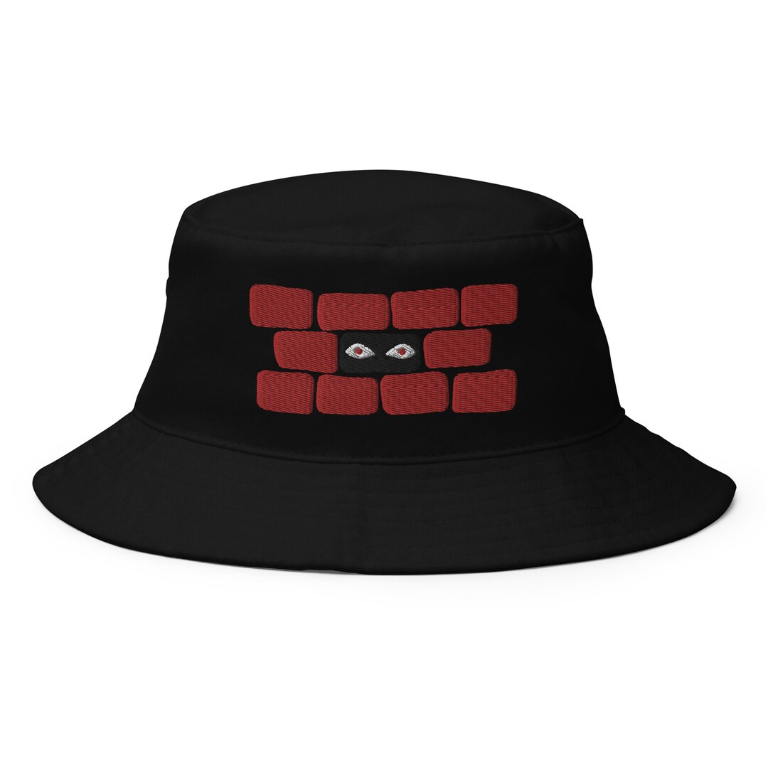 Eyes in the Wall - Embroidered Bucket Hat - Etsy