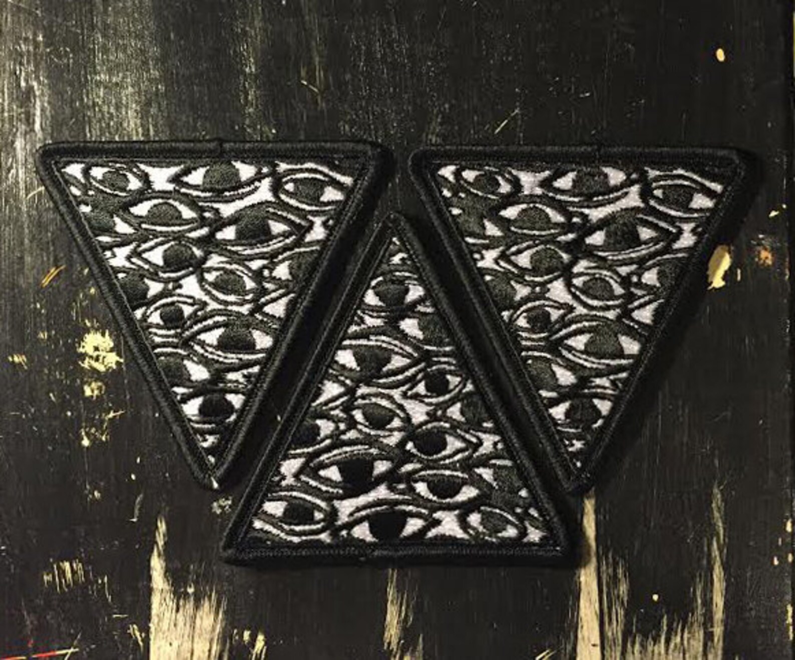 All OVER EYES Triangle Patch - Etsy