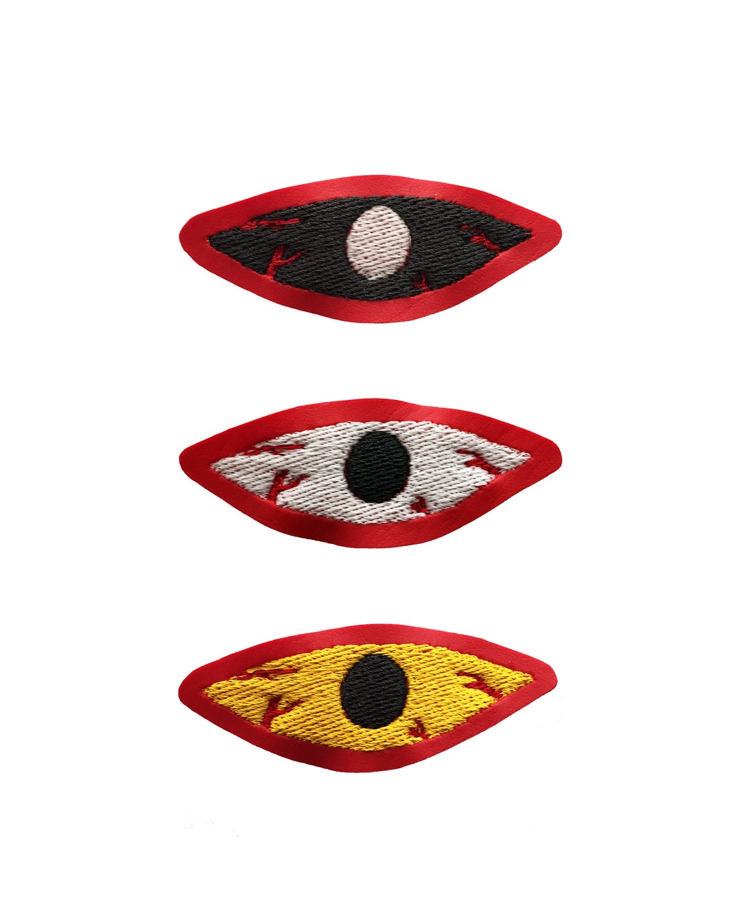 BLOODSHOT Small Red Patch You Choose Color Made to Order Embroidered ...