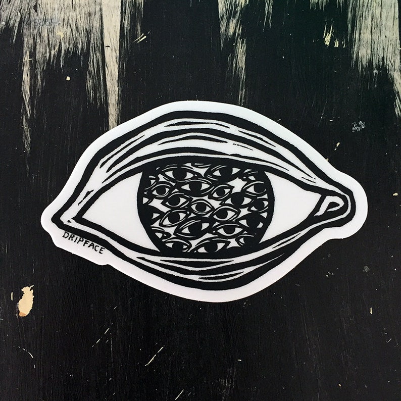 EYE IN EYES Vinyl Sticker - Etsy