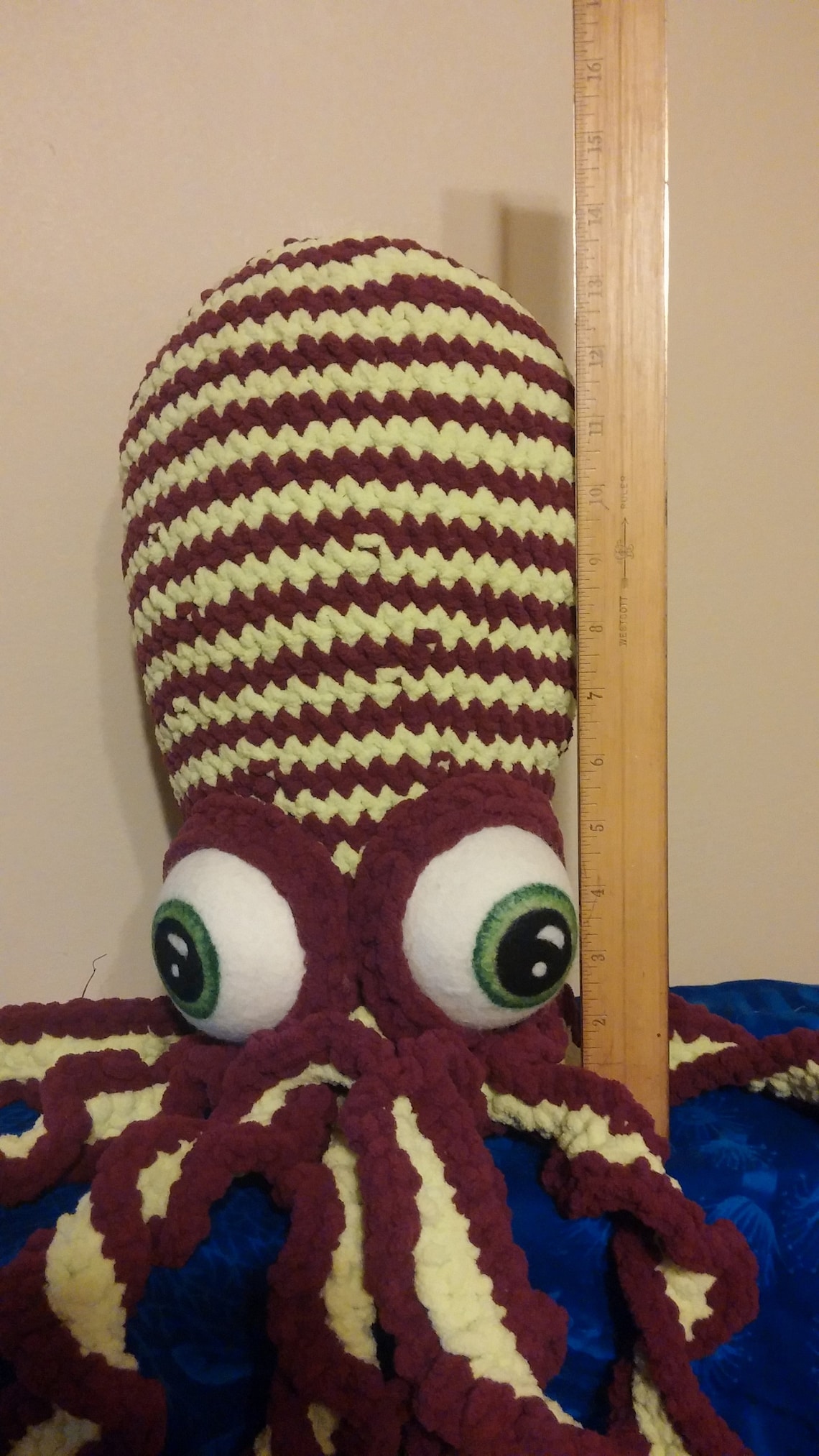 Giant Octopus Octopus Toy Large Plush Octopus Nautical - Etsy