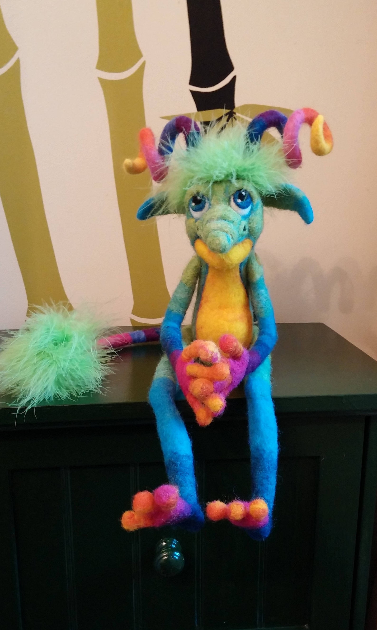 Goblin Needle Felt Goblin Cute Goblin Soft Sculpture Art - Etsy