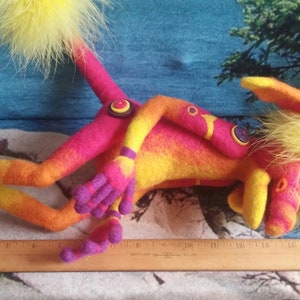 Goblin, Needle Felt Goblin, Cute Goblin, Soft Sculpture, Art Doll ...