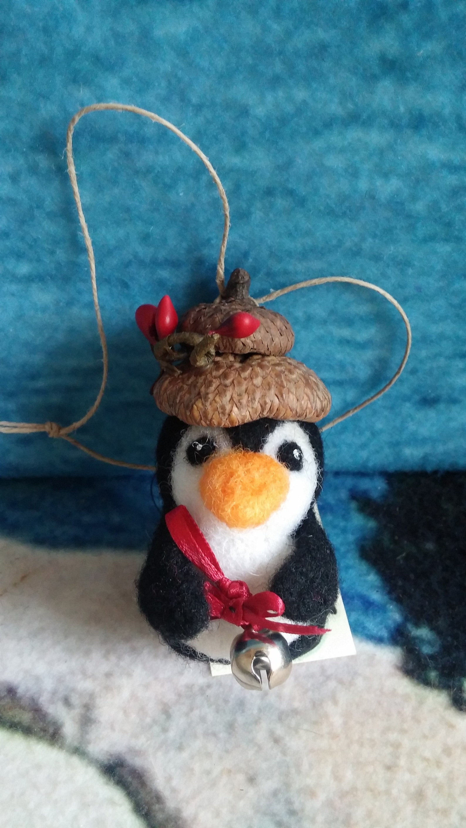 Penguin, Felted Penguin, Wool Penguin, Cute Penguin Ornament - Etsy