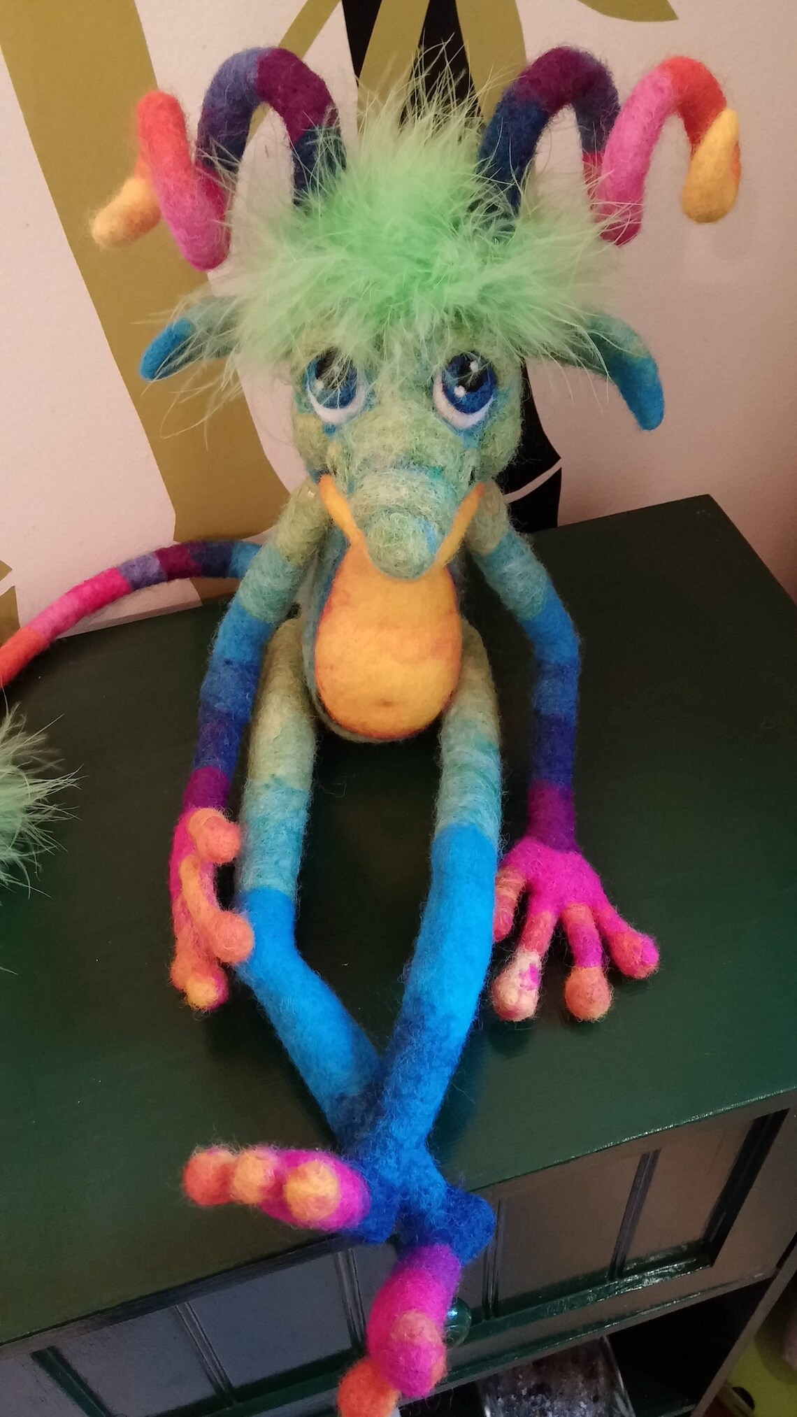 Goblin Needle Felt Goblin Cute Goblin Soft Sculpture Art - Etsy