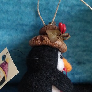 Penguin, Felted Penguin, Wool Penguin, Cute Penguin Ornament - Etsy