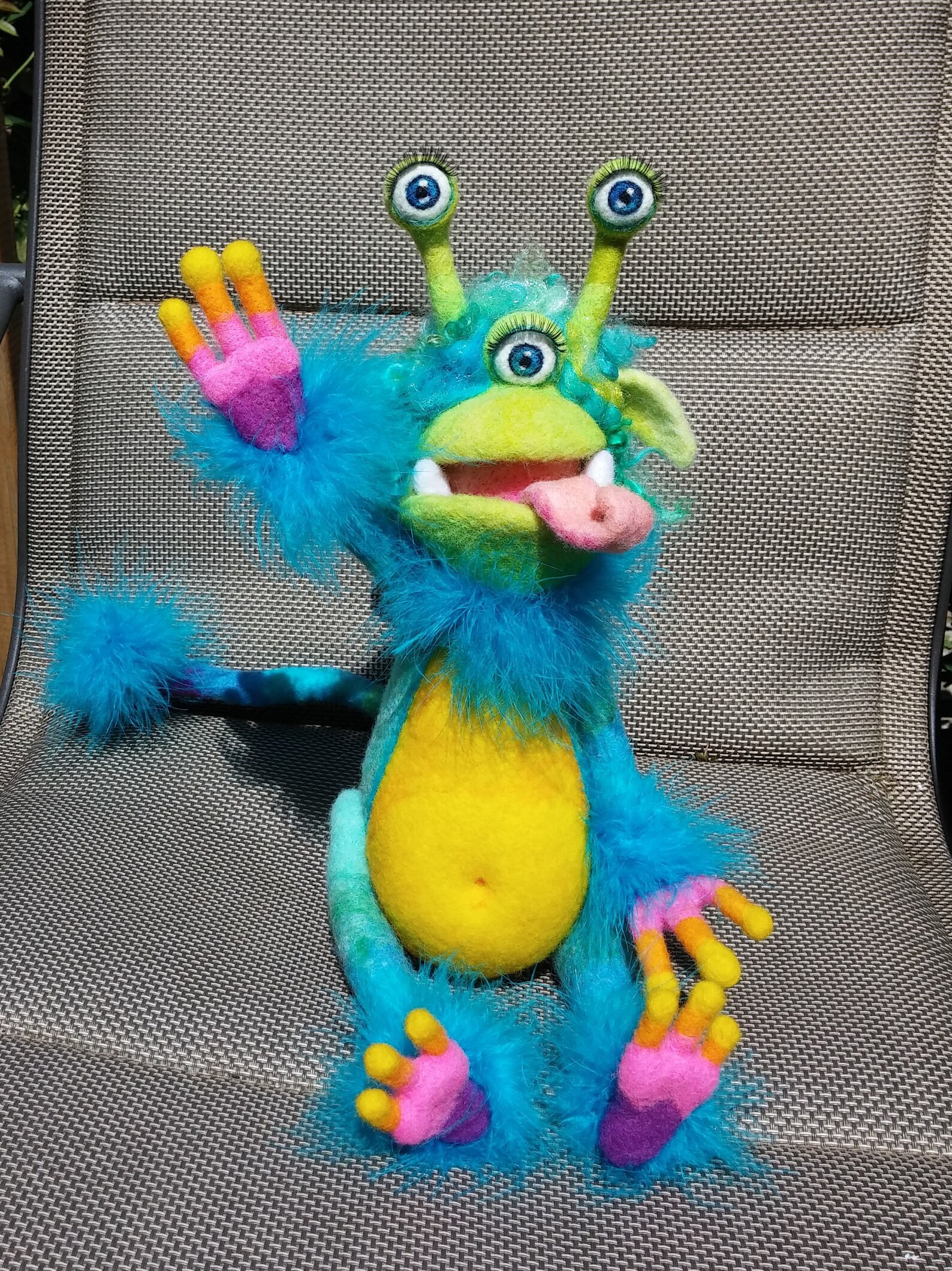 Goblin Needle Felt Goblin Cute Goblin Soft Sculpture Art - Etsy