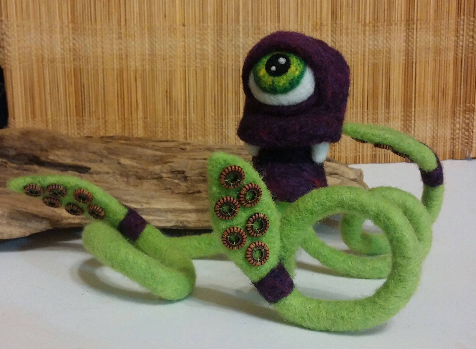 Monster Toy Needle Felted Wool Monster Handmade Monster - Etsy