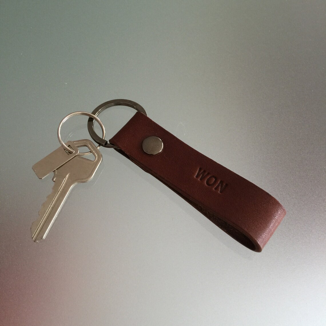 Personalised Leather Keyring 03 / Custom Keyring / | Etsy Australia