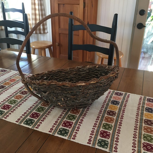 Twig Basket - Etsy