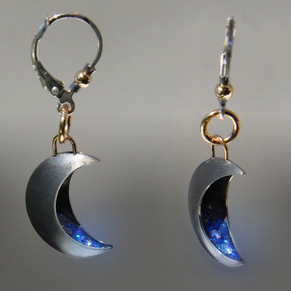 Moon Earrings - Etsy