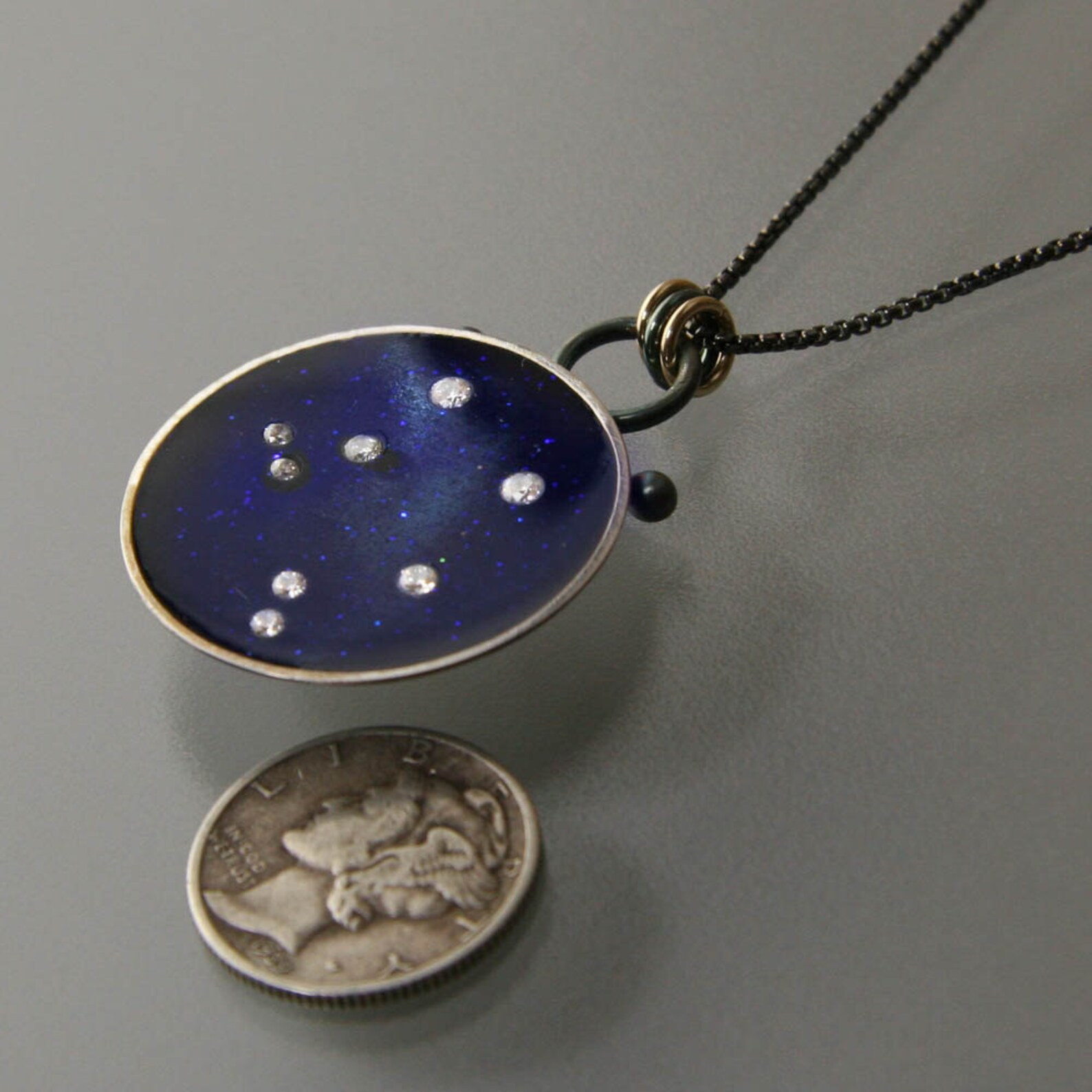 Constellation Libra Necklace Sterling Silver Libra Star Map - Etsy