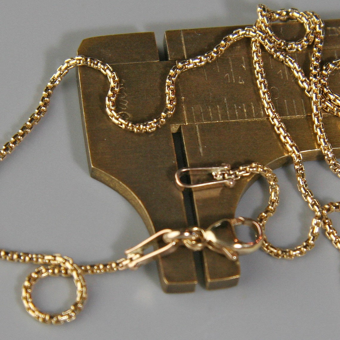 Gold Filled 14/20 Rounded Box Chain 1.2mm - Etsy