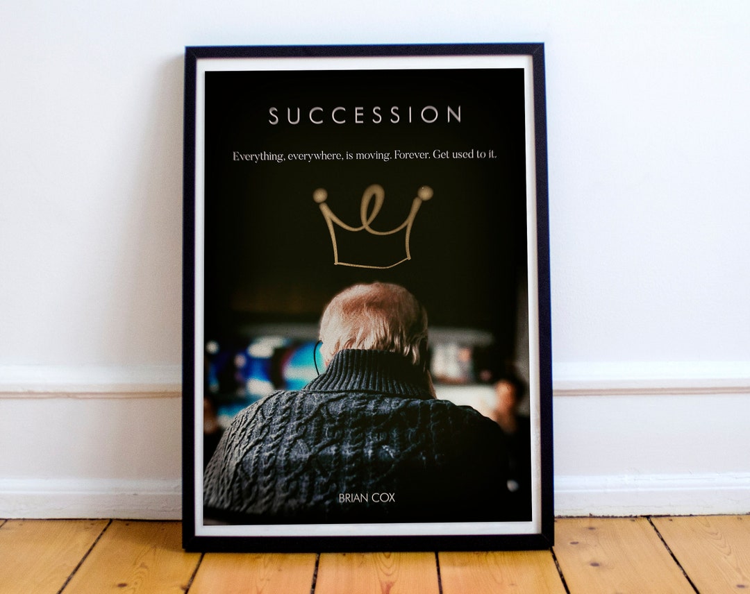 Succession Poster, Brian Cox is Logan Roy, Kieran Culkin, Matthew ...