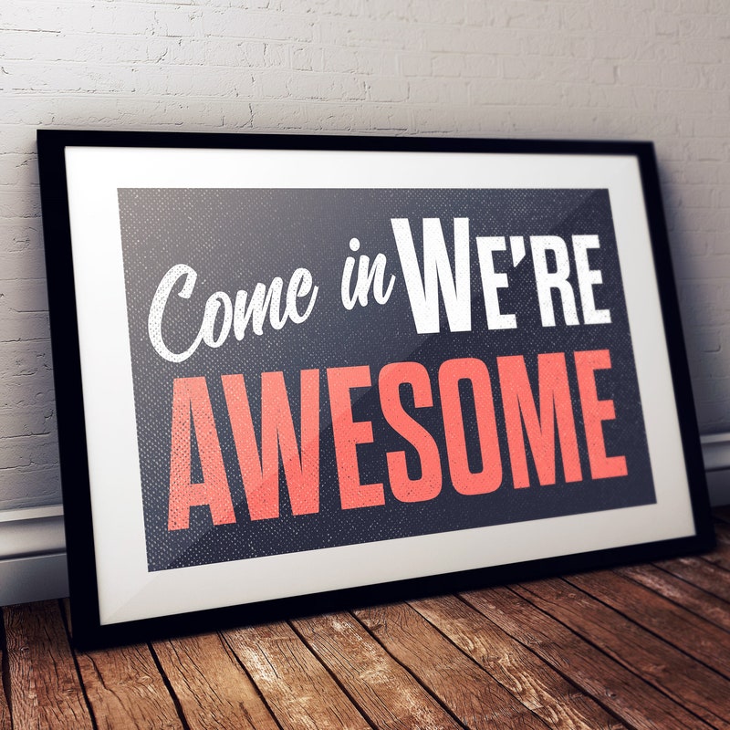 We Are Awesome - Etsy