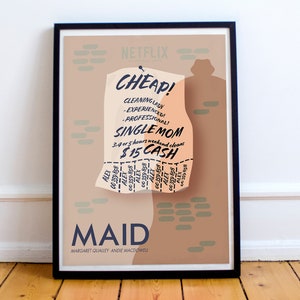 Maid Poster, Margaret Qualley, Andie Macdowell, Netflix Series Print - Etsy