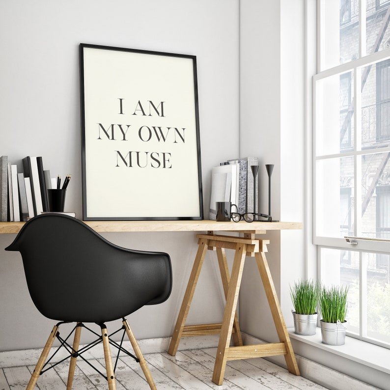 Tom Ford Quote, I Am My Own Muse, Elegant Typography, Minimalist ...