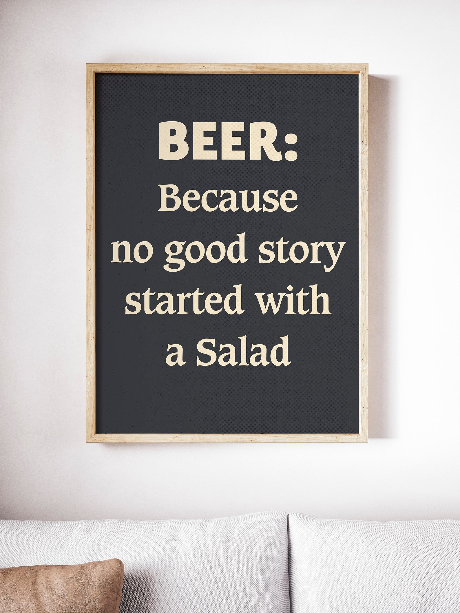 Beer Quotes, Drink Prints, Alcohol Poster, Pub Sign, No Good Story ...