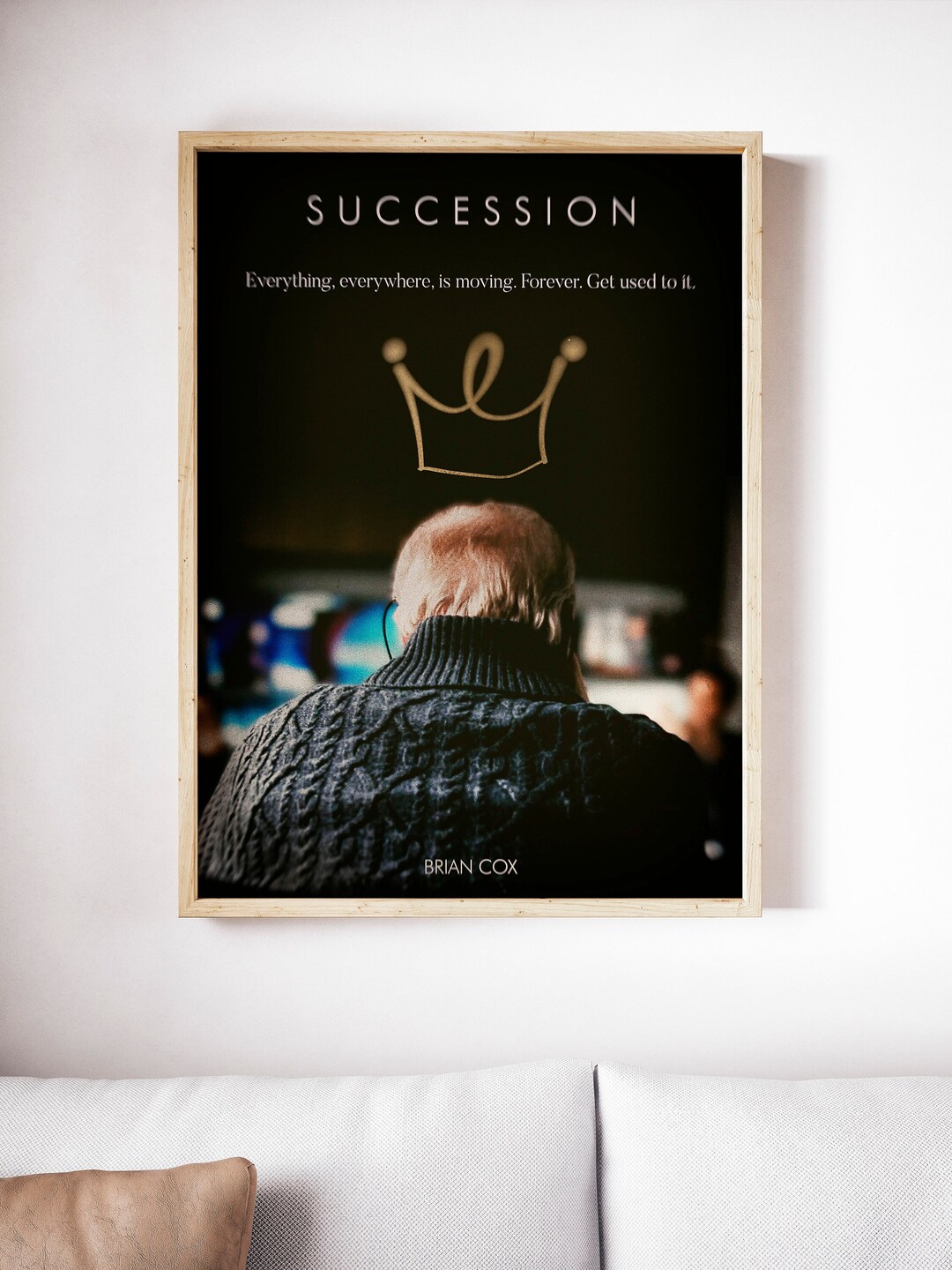 Succession Poster, Brian Cox is Logan Roy, Kieran Culkin, Matthew ...