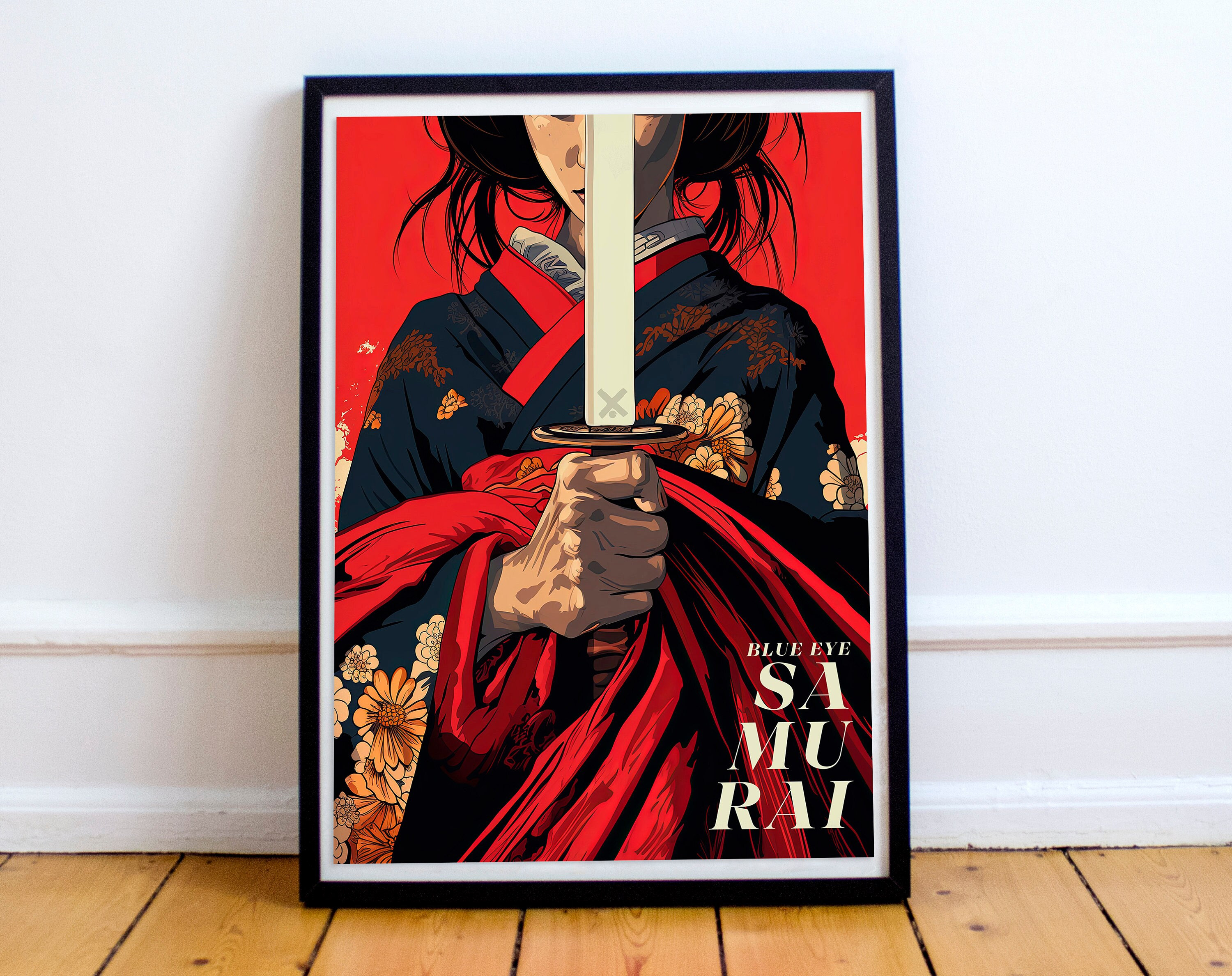 Blue Eye Samurai Anime Movie Poster, Anime Film Wall Art, Movie Poster ...