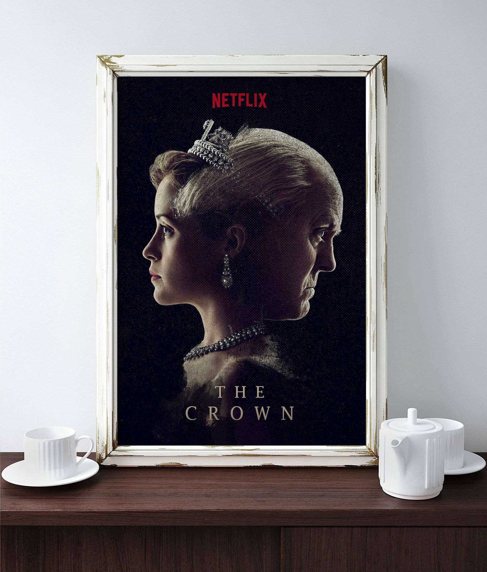 The Crown, Netflix Tv Series Poster, Claire Foy, John Lithgow, Sir ...
