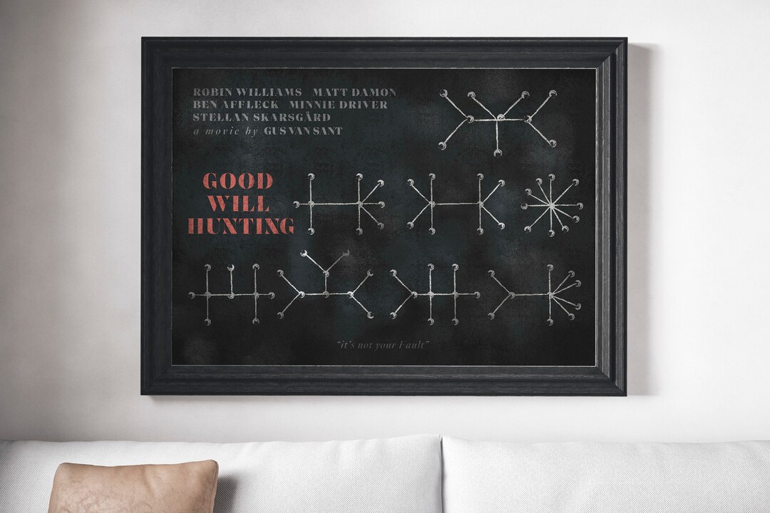 Good Will Hunting Poster, Robin Williams, Matt Damon, Ben Affleck, Gus ...