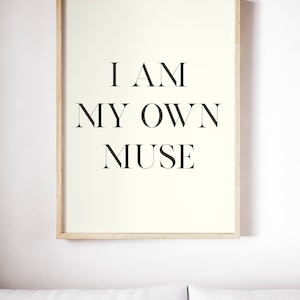 Tom Ford Quote, I Am My Own Muse, Elegant Typography, Minimalist ...