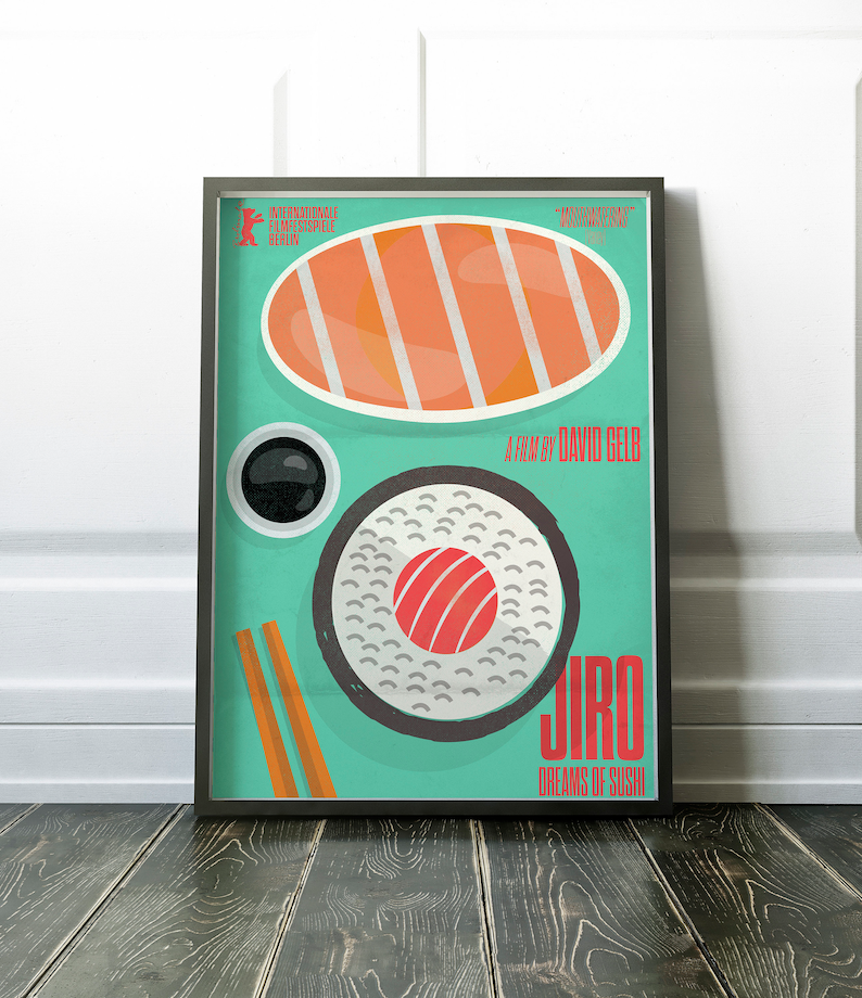 Jiro Dreams of Sushi David Gelb Sushi Documentary - Etsy