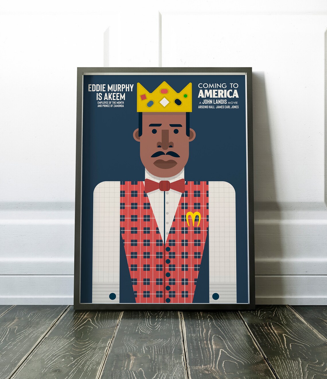 Coming to America Eddie Murphy Akeem Joffer John Landis - Etsy