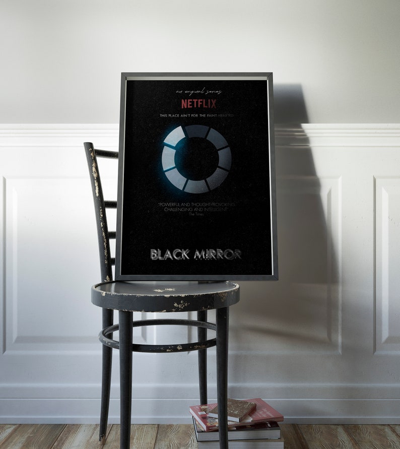 Black Mirror Netflix tv series poster | Etsy