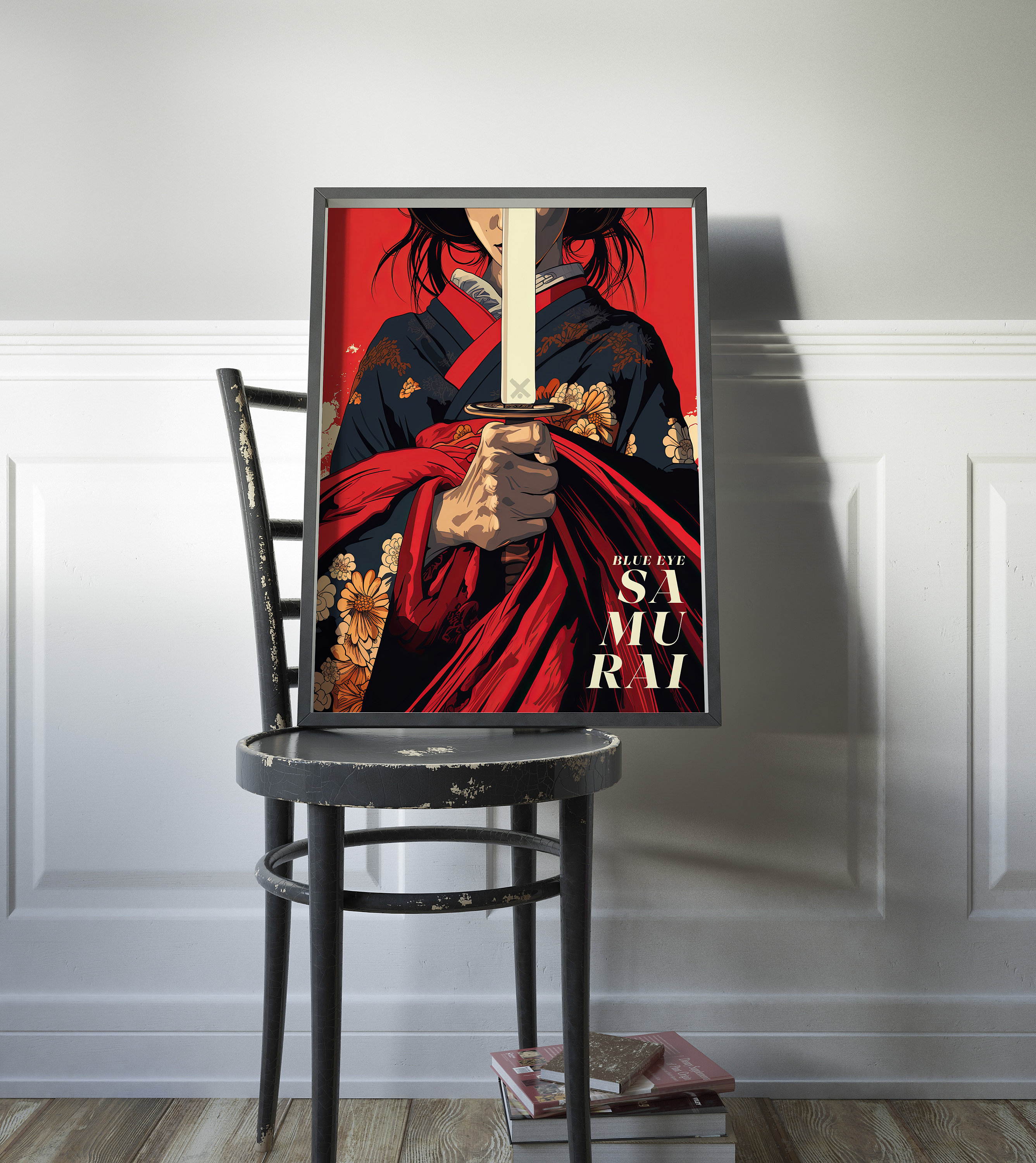 Blue Eye Samurai Anime Movie Poster, Anime Film Wall Art, Movie Poster ...