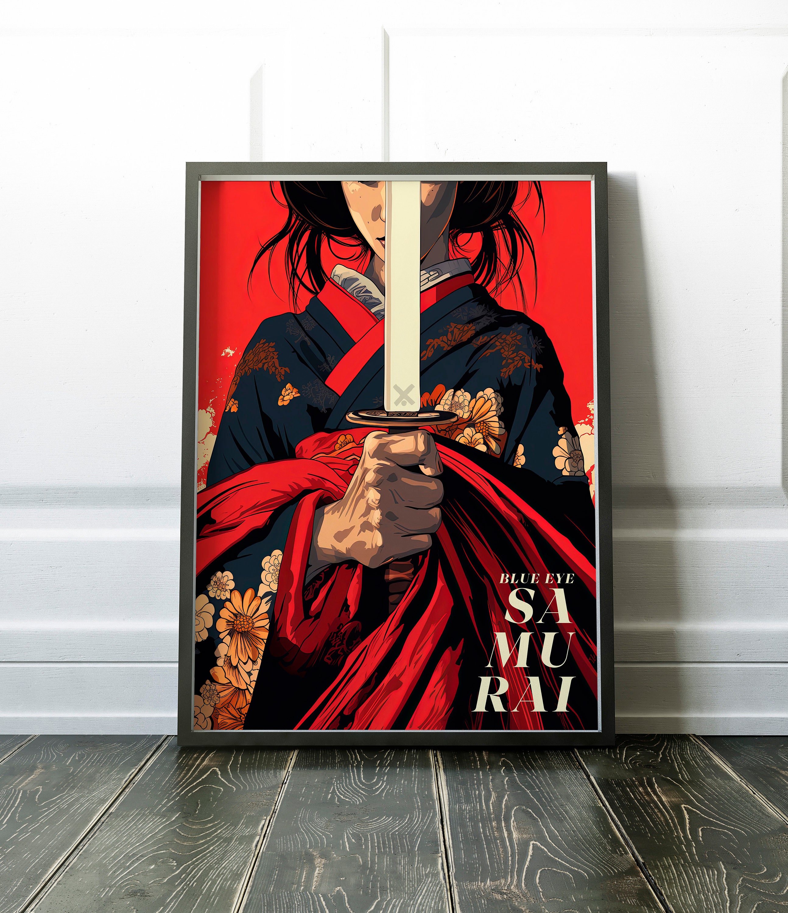 Blue Eye Samurai Anime Movie Poster, Anime Film Wall Art, Movie Poster ...