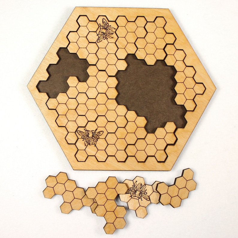 Beehive Wooden Jigsaw Puzzle - Etsy