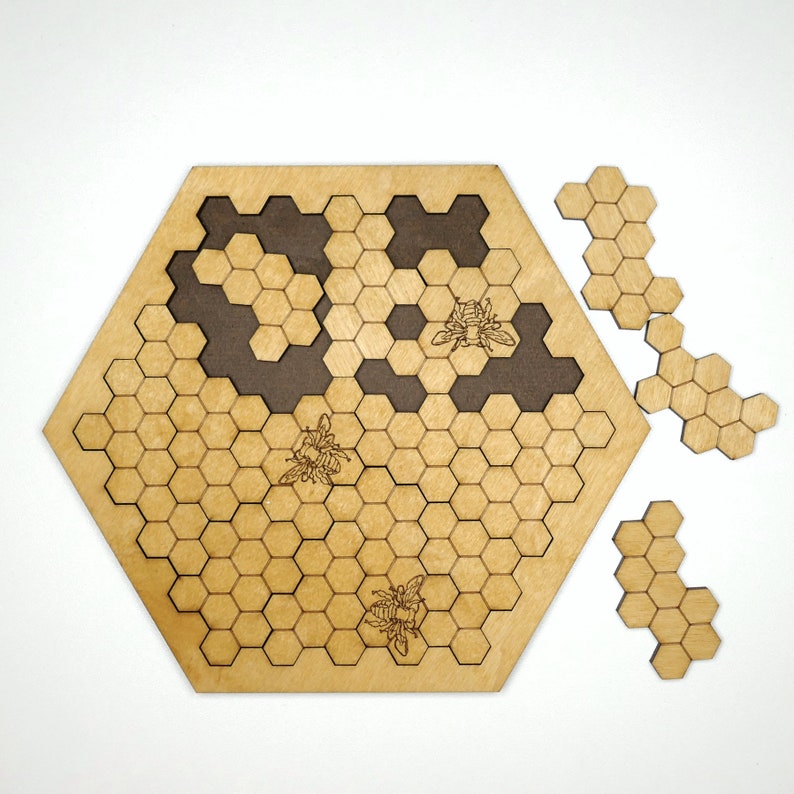 Beehive Wooden Jigsaw Puzzle - Etsy