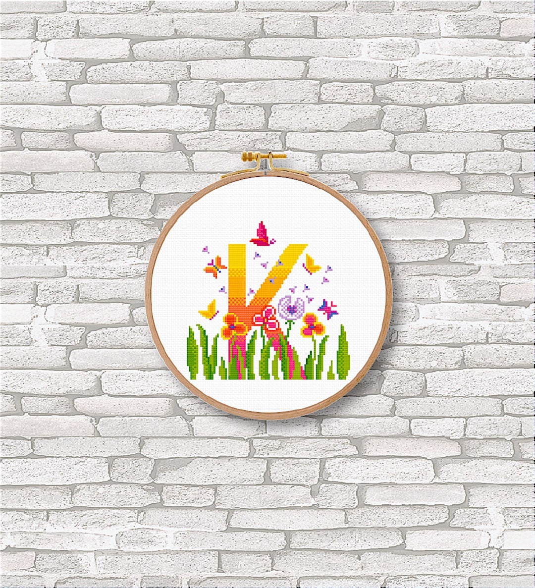 Letter K, Alphabet Nursery, Cross Stitch Patterns, Pdf Chart Cross ...