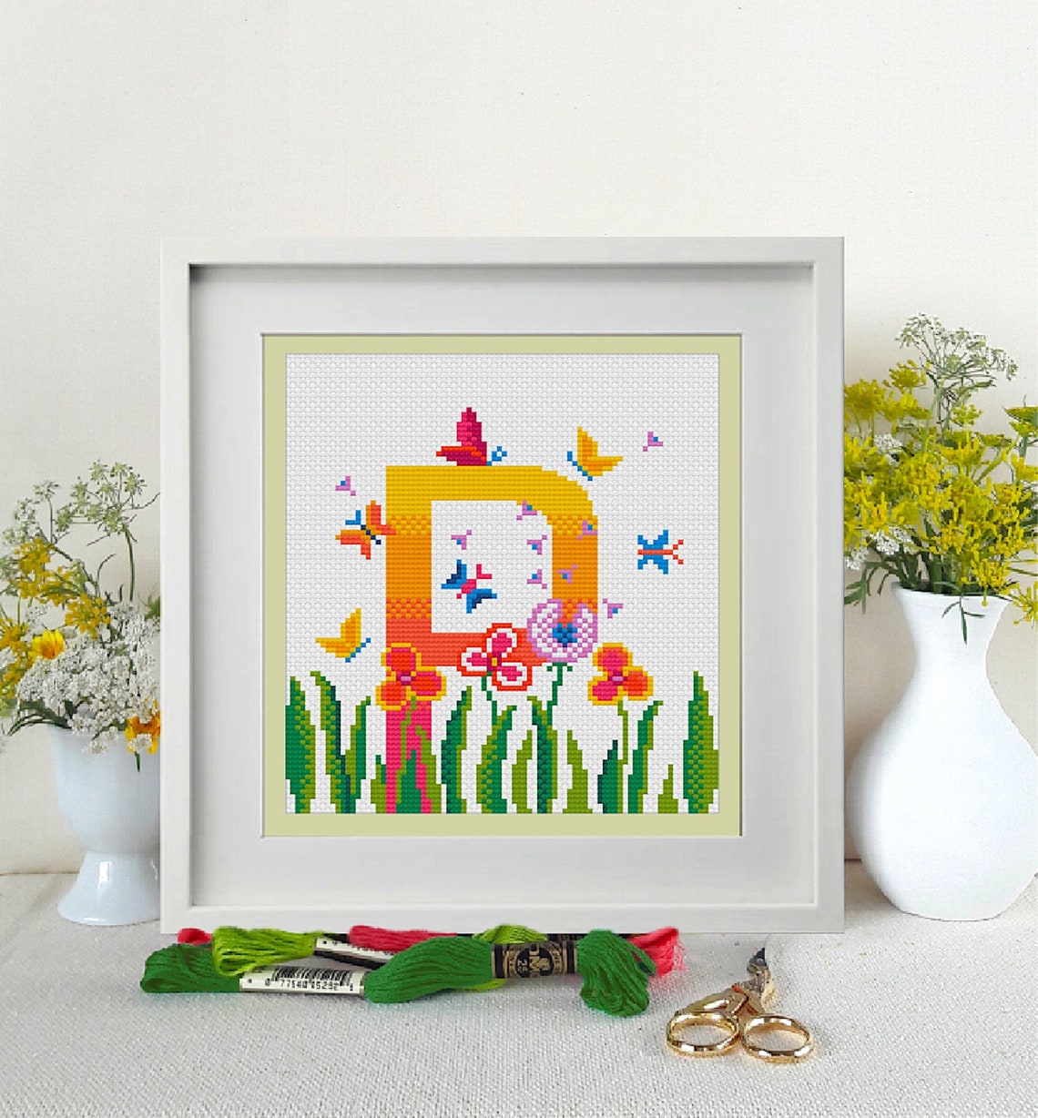 PDF Cross Stitch Letter P Chart Stitch Pattern Alphabet - Etsy Denmark