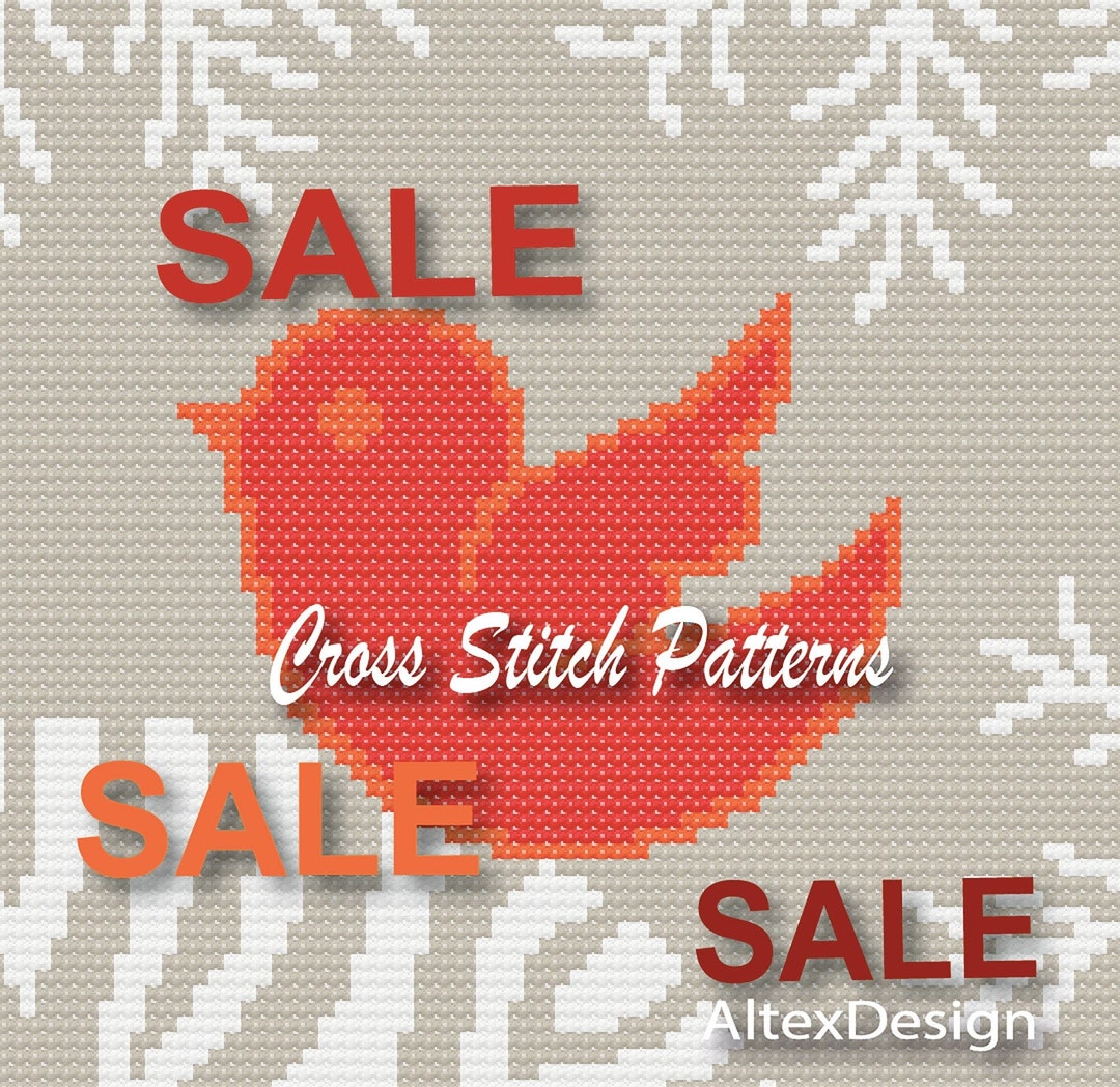 Set 3 Creative Cross Stitch Patterns, Sale Listing PCS055S3, Make Your ...