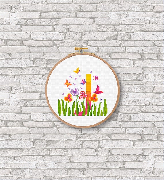 Letter J Alphabet Nursery Cross Stitch Patterns Pdf Chart - Etsy