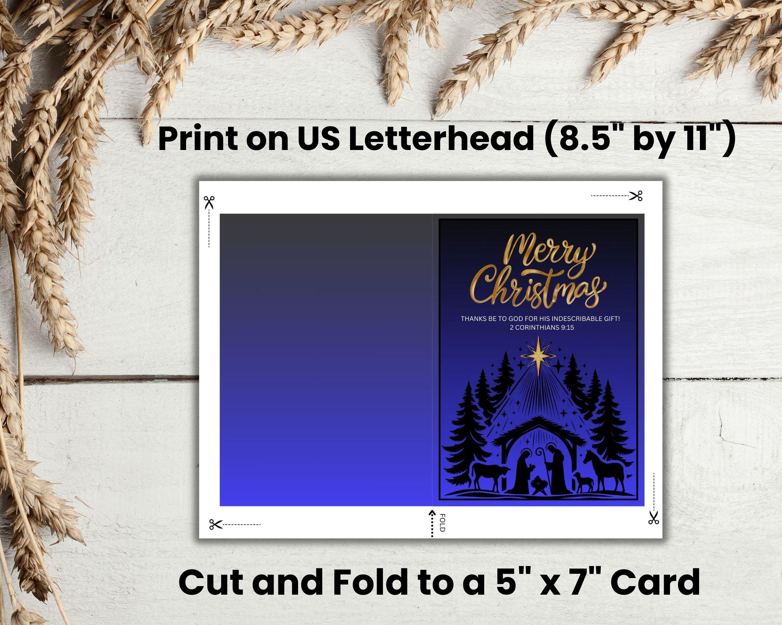 Merry Christmas Greeting Card. Christ is King Christmas Card. Our ...