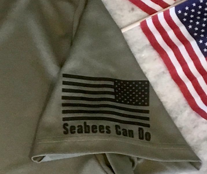 U.S NAVY SEABEE Men/women Pocket T-shirts. Military, Veterans, American ...