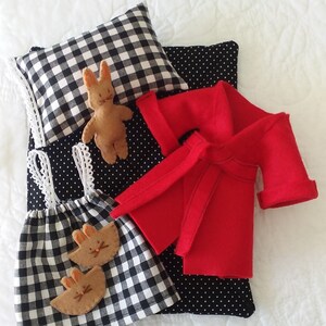 PDF Felt Bedtime Bear Pattern With Robe & Bunny Slippers - Etsy