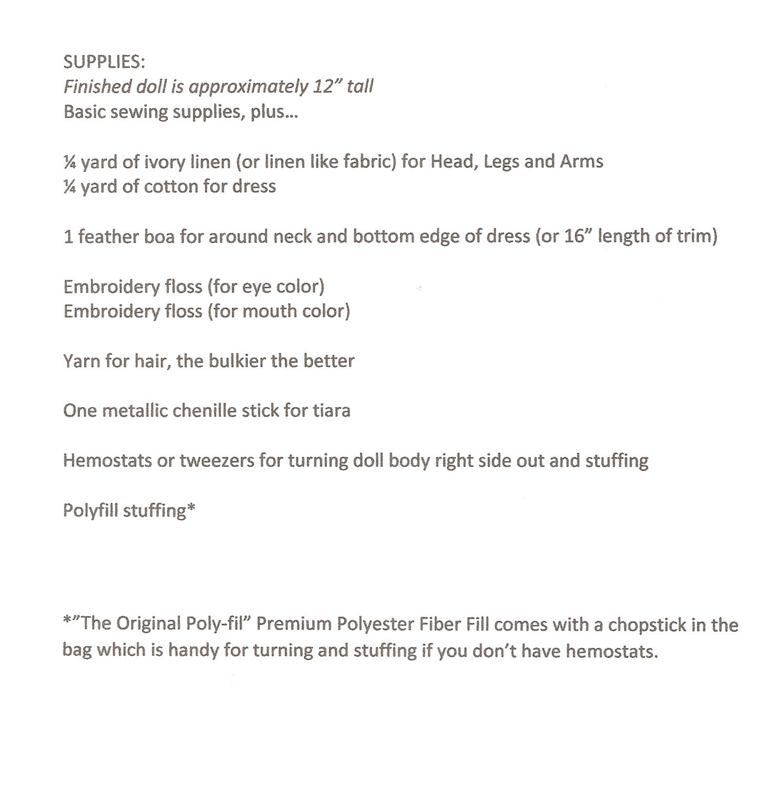 PDF Easy Rag Doll Sewing Pattern - Etsy