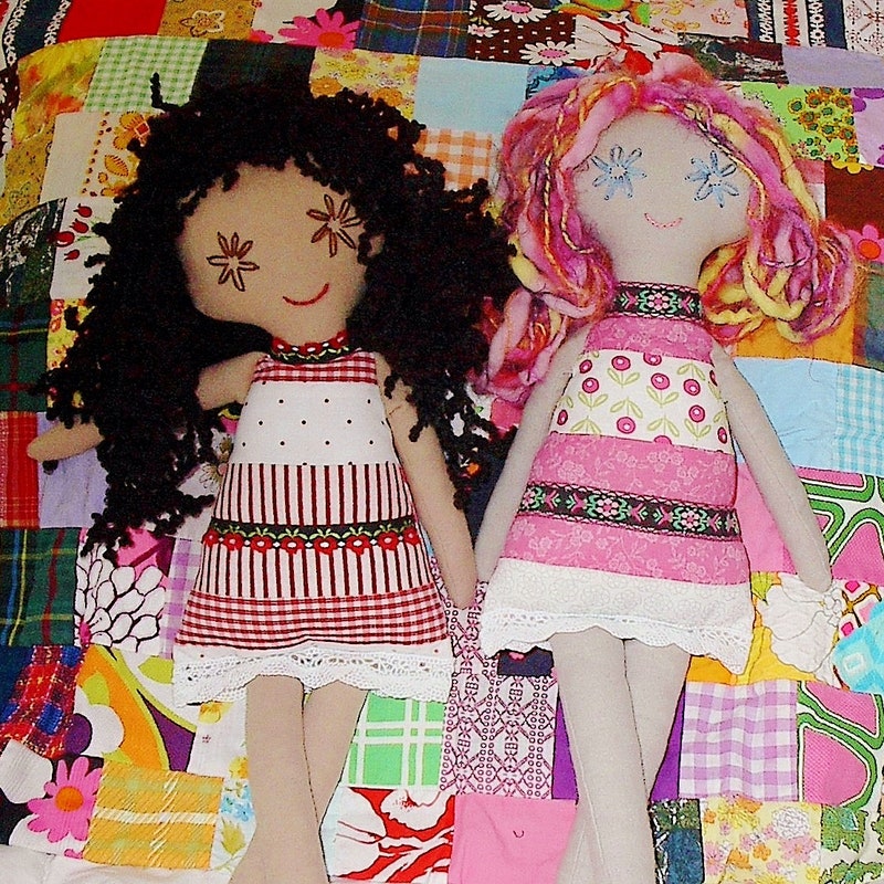 Scrappy Doll - Etsy